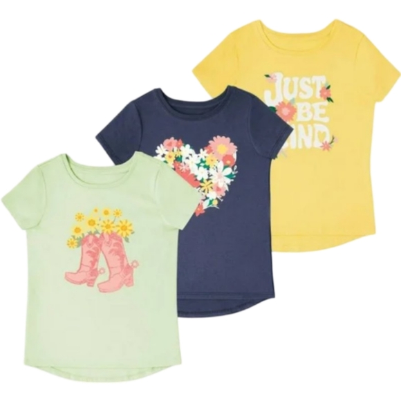 Member's Mark | Shirts & Tops | Members Mark Girl Graphic Tshirts Set ...